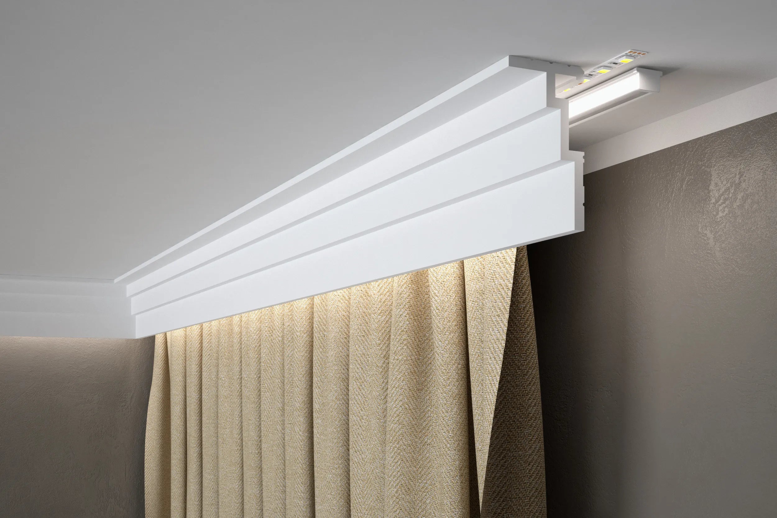 QL025-Curtain Profile – Coving Direct UK